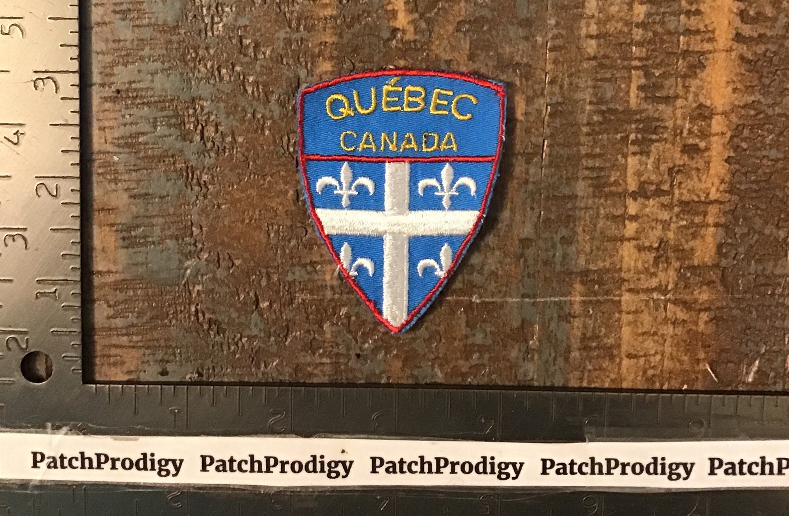 Vintage QUÉBEC Canada Coat of Arms Crest Shield Travel - Etsy