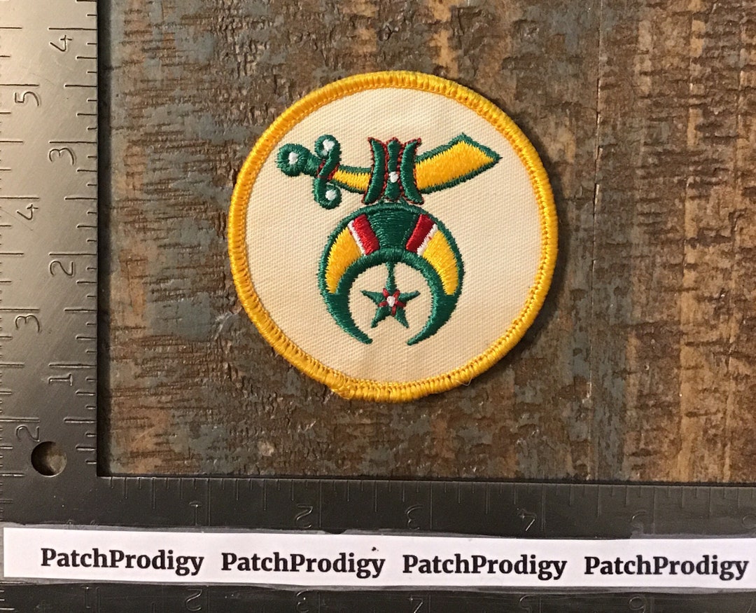 Vintage Shriners Logo Emblem Fraternal Organization Sew-on Patch Twill ...