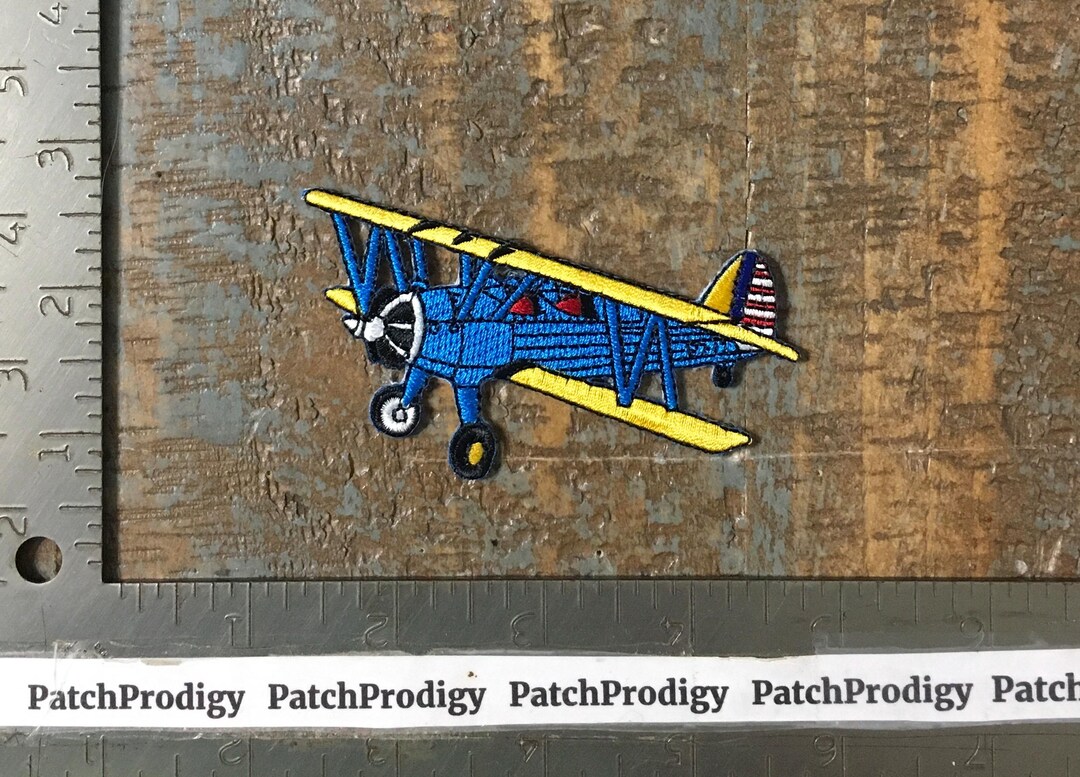 Vintage BOEING STEARMAN E75 Airplane Aircraft Aviation Plane Flying ...