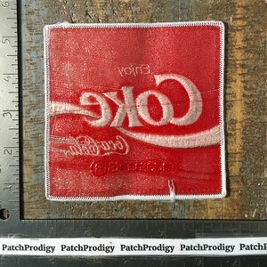 Vintage ENJOY COKE Coca-cola Soda Pop Drink Beverage Company Logo Iron ...