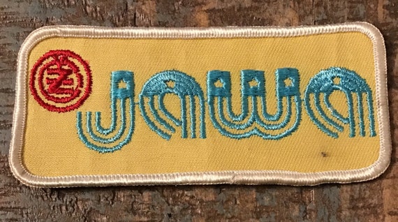 Vintage Jawa Motorcycles Logo Emblem Patch Twill - Gem