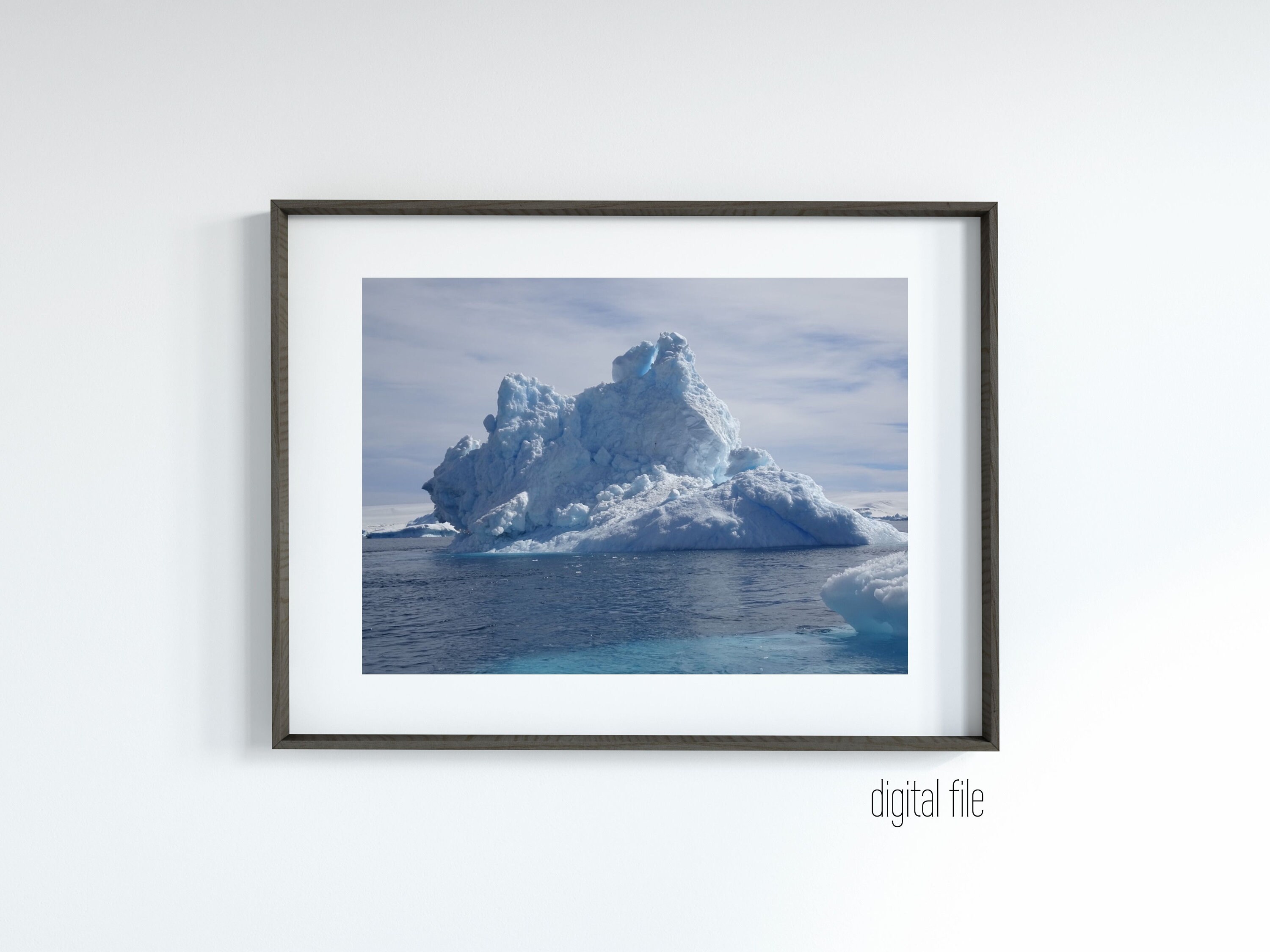 Antarctica Iceberg Nature Inspired Wall Decor Digital Product - Etsy