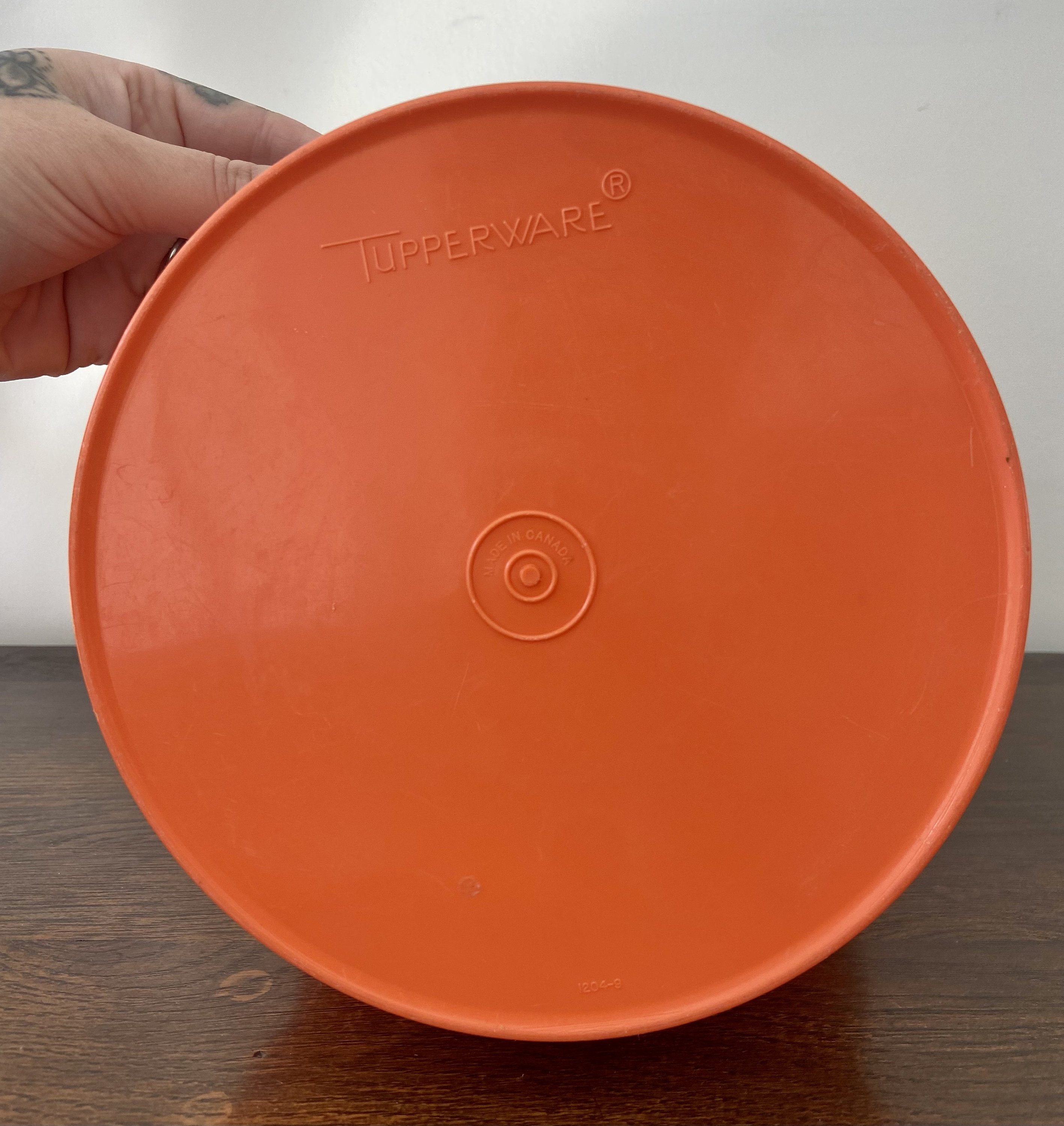 Vintage 1970s Retro MCM Tupperware Round Servalier Stackable Canisters ...