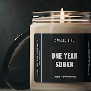 1 Year Sober Gift, One Year Sobriety, One Year Sober, Gift for Him ...