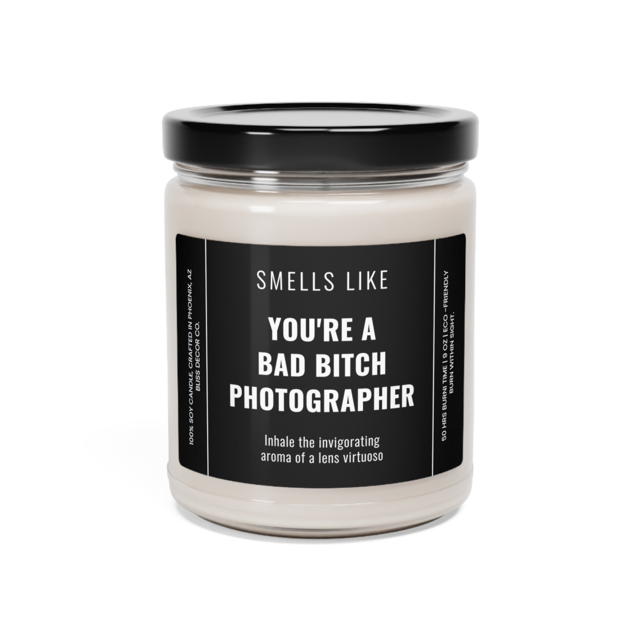 Smells Like You're a Bad Bitch Photographer Soy Wax - Etsy