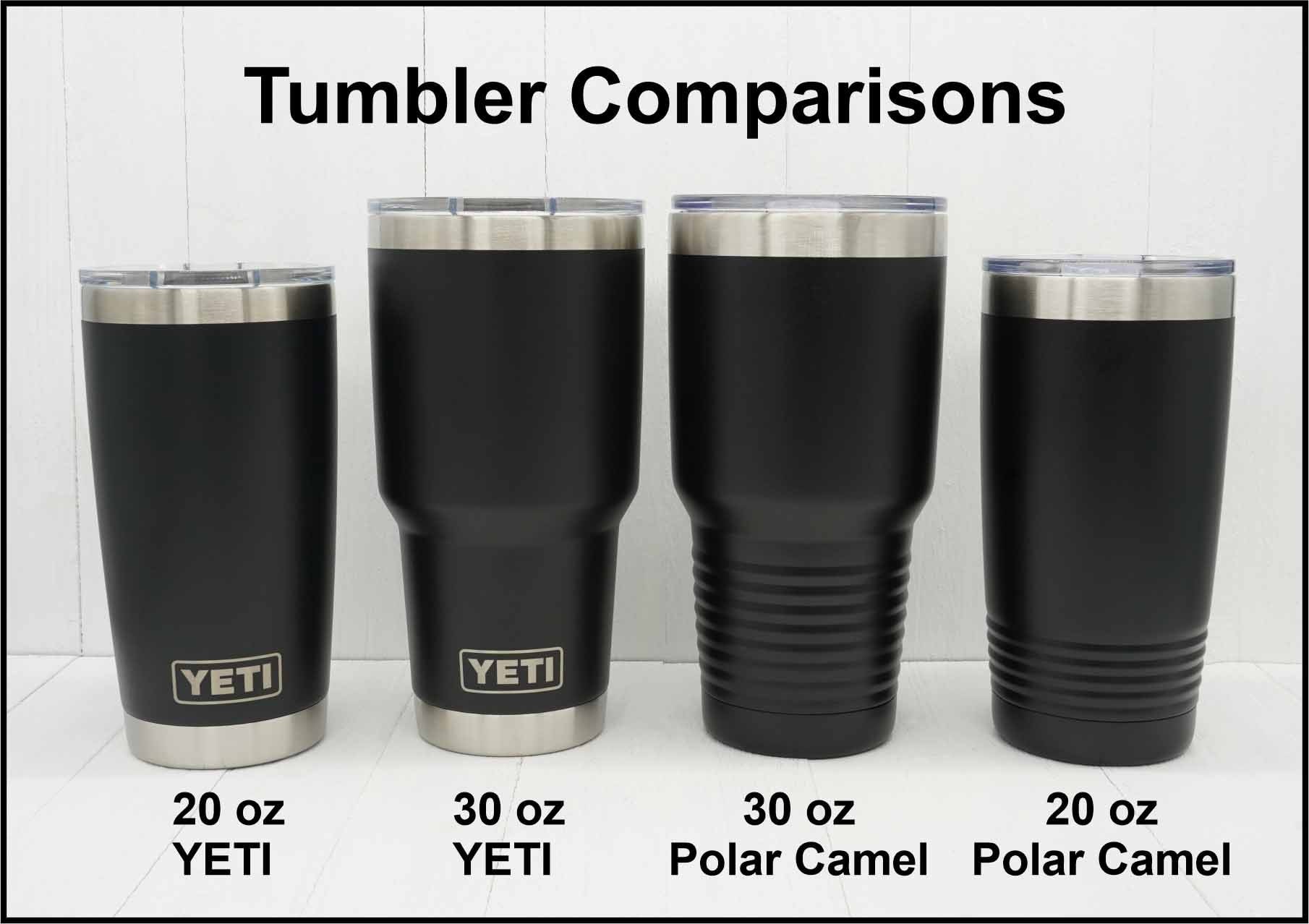 Laser Engraved YETI® or Polar Camel Tumbler - Lake With Deer Scene ...