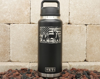 Hunting Scene Yeti Water Bottle - Etsy