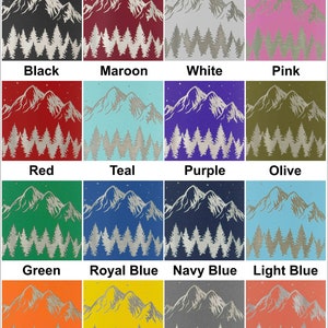 Laser Engraved Mountain Scene Water Bottle: YETI® or Polar Camel - Etsy