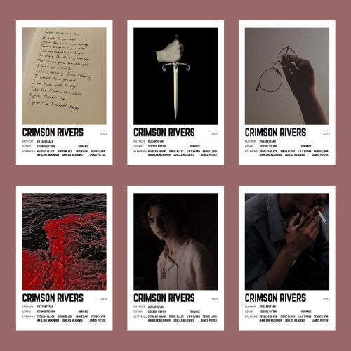 Crimson Rivers Aesthetic Polaroid - DIGITAL ITEM - Etsy