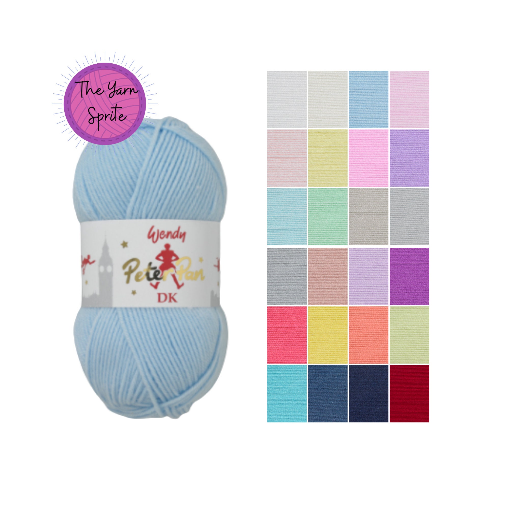 Peter Pan DK 50g Baby Yarn/wool for Knitting & Crochet - Etsy UK