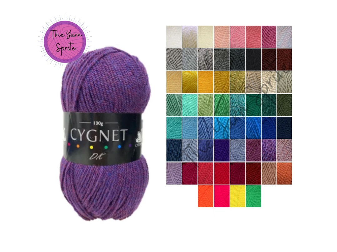 Cygnet DK 100g Yarn / Wool for Knitting & Crochet - Etsy UK