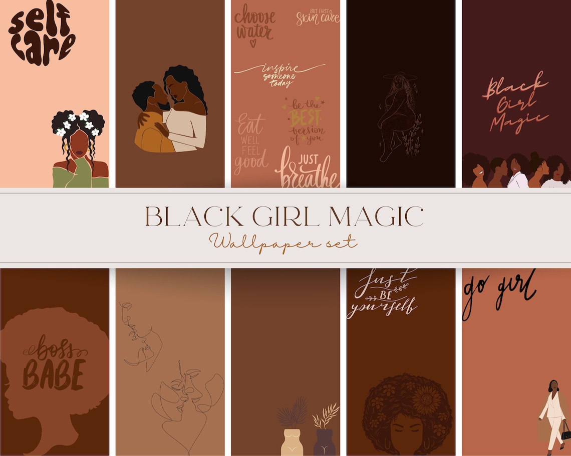 25 Black Girl Magic Wallpapers| Phone Wallpaper| Successful Black Girl ...