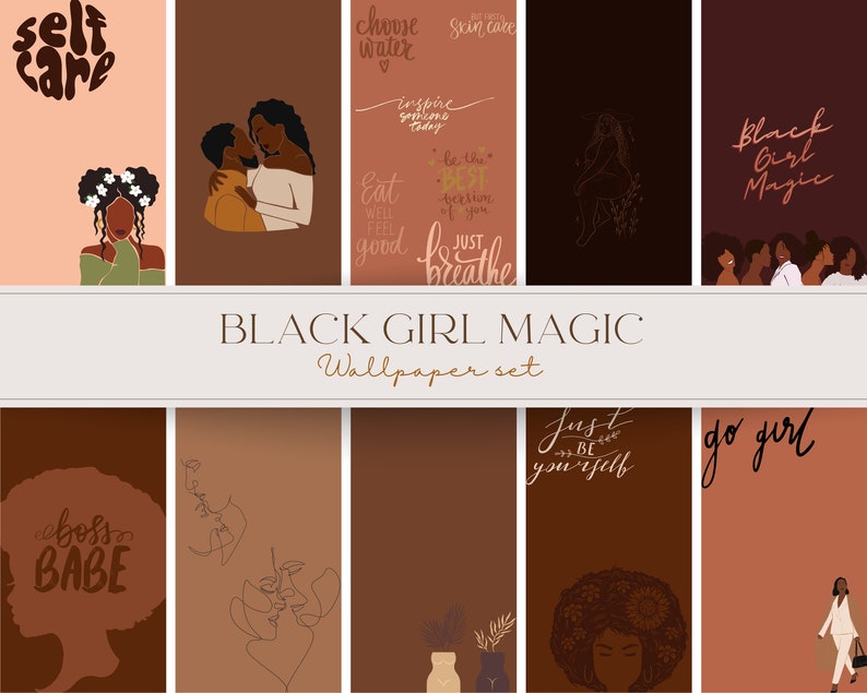 25 Black Girl Magic Wallpapers| Phone Wallpaper| Successful Black Girl ...