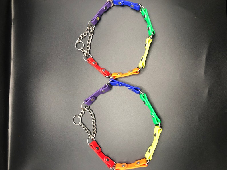 LGBTQ Pride Martingale Collar | Etsy