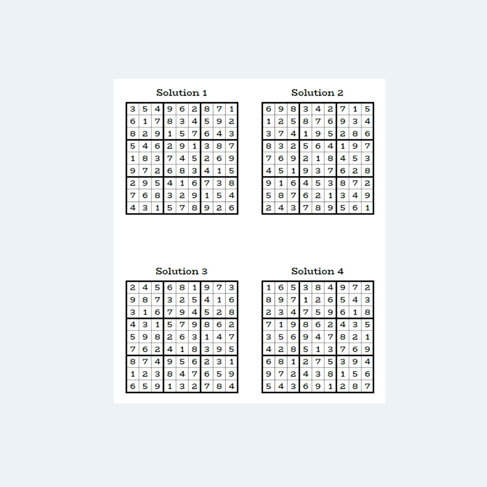 Sudoku Puzzles Jumbo Set 1000 Easy-solve Sudoku Puzzles 4 Per-page With ...