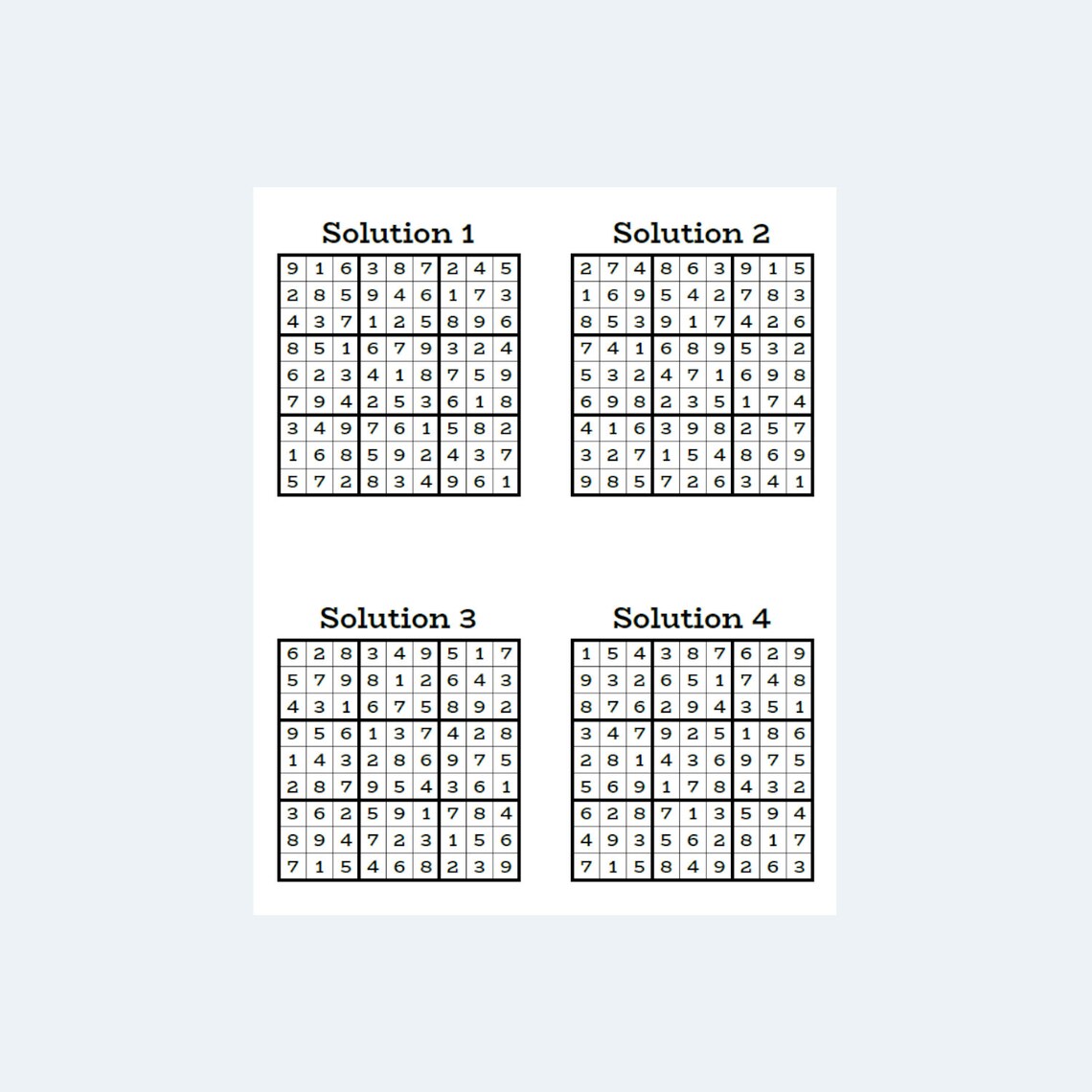 Sudoku Puzzles – 100 Easy-solve Sudoku Puzzles - Large Print One Per ...