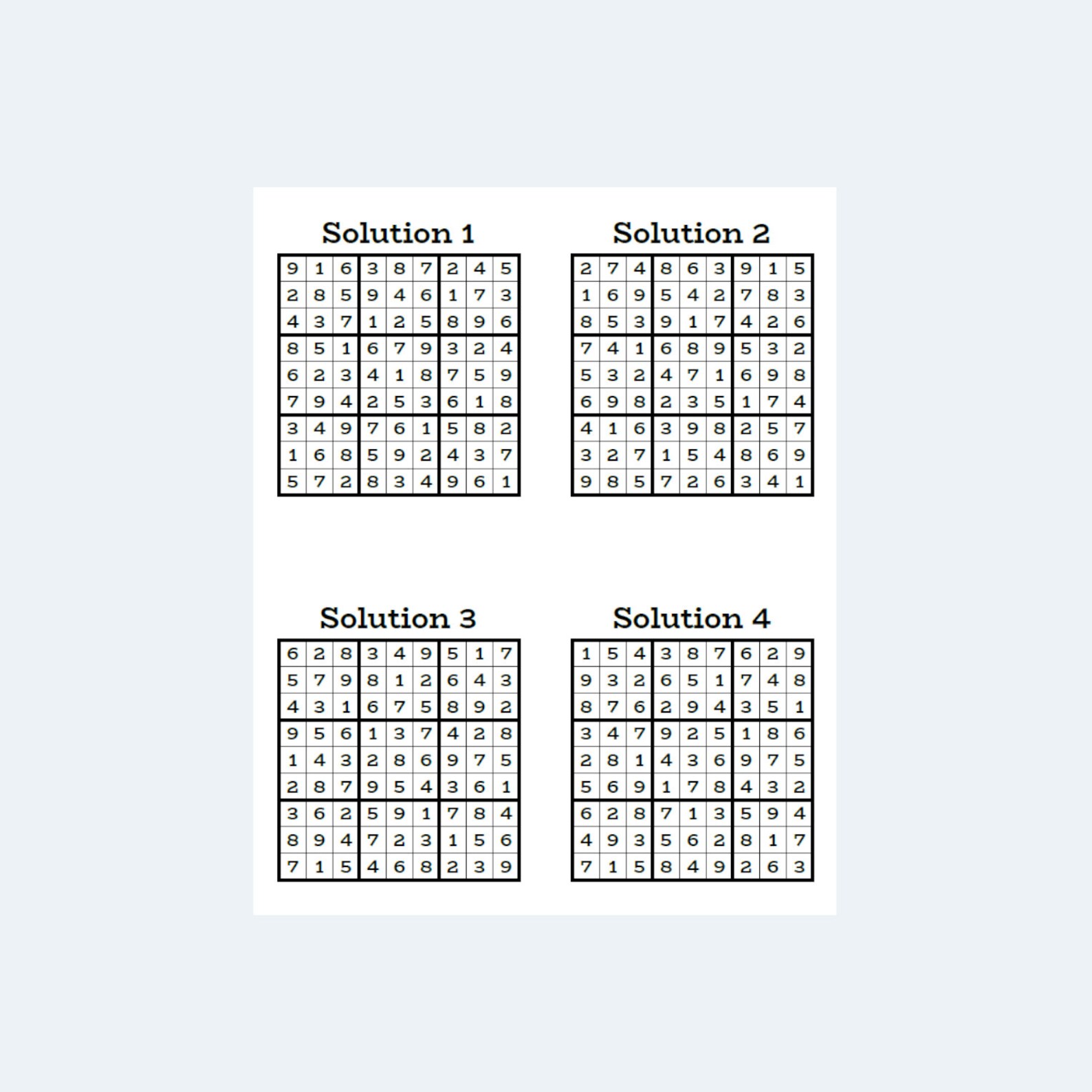 Sudoku Puzzles – 100 Easy-solve Sudoku Puzzles - Large Print One Per ...