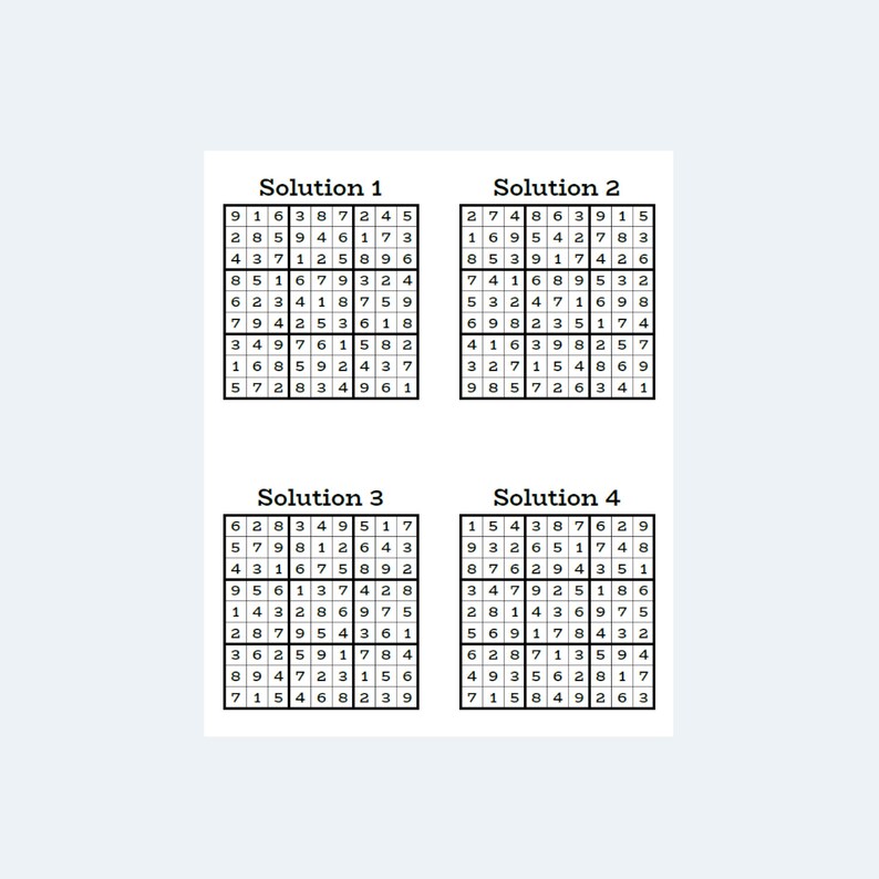 Sudoku Puzzles – 100 Easy-solve Sudoku Puzzles - Large Print One Per ...