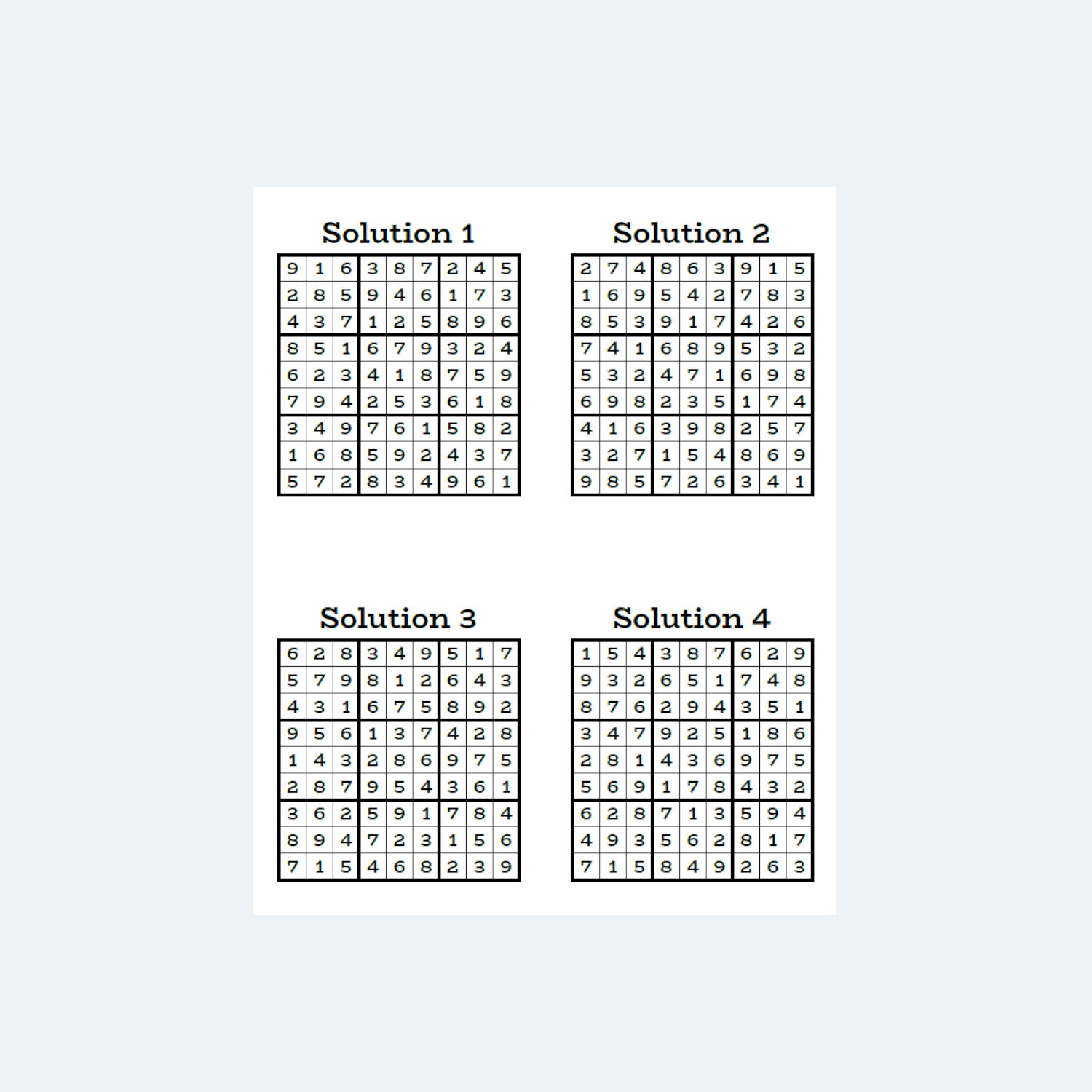 Sudoku Puzzles – 100 Easy-solve Sudoku Puzzles - Large Print One Per ...