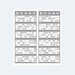 Printable UK Style 1-90 Bingo Ticket Cards, 2 per Page, 500 Pages ...