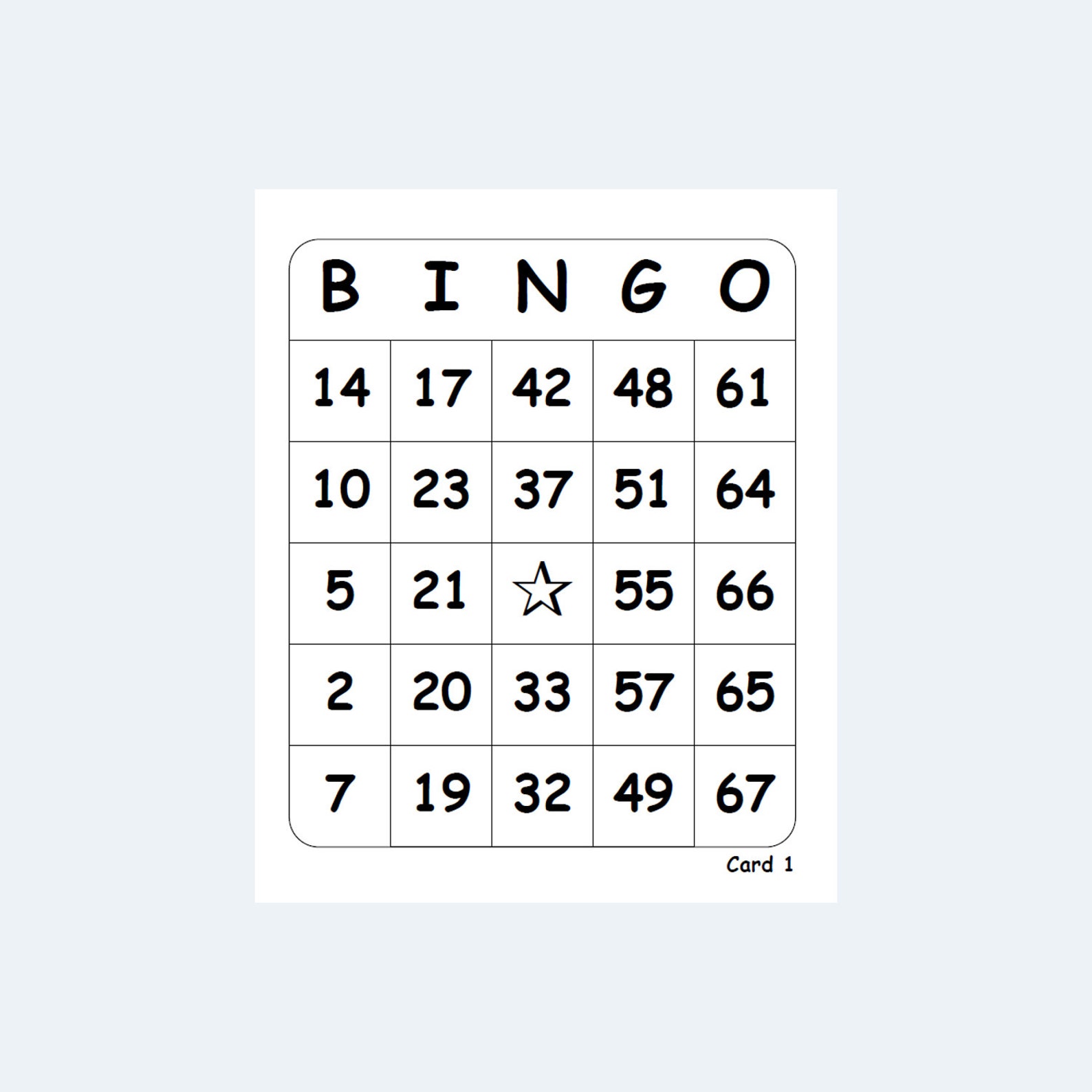 Printable Bingo Cards – 4 per Page - Etsy