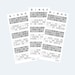 UK Style 1-90 Bingo Ticket Cards, 2 per Page – 1000 Cards / 500 Pages ...