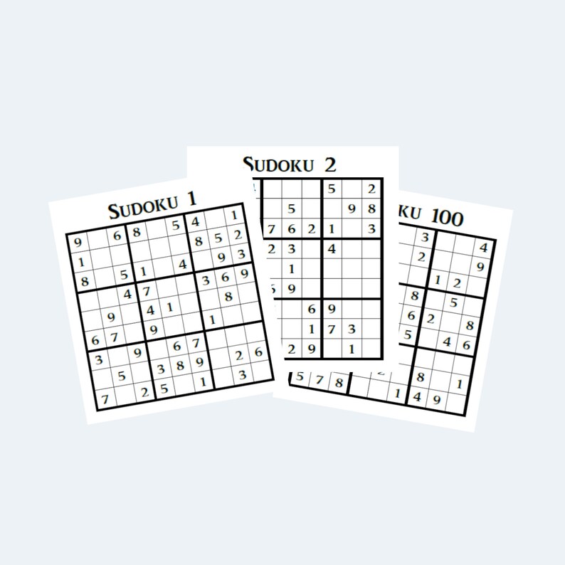 Sudoku Puzzles – 100 Easy-solve Sudoku Puzzles - Four Per-page Volume 2 ...