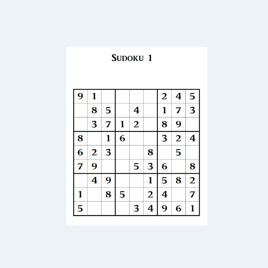 Sudoku Puzzles 100 Easy-solve Sudoku Puzzles Large Print One Per-page ...
