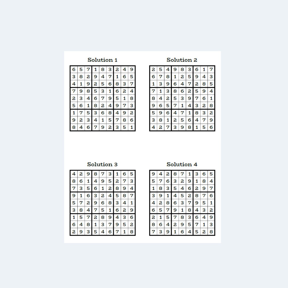 Sudoku Puzzles – 100 Easy-solve Sudoku Puzzles - Four Per-page Volume 1 ...
