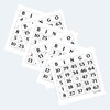 Printable UK Style 1-90 Bingo Ticket Cards - 2 per Page – 500 Pages ...