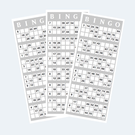 Printable Bingo Cards 1 90 Pdf