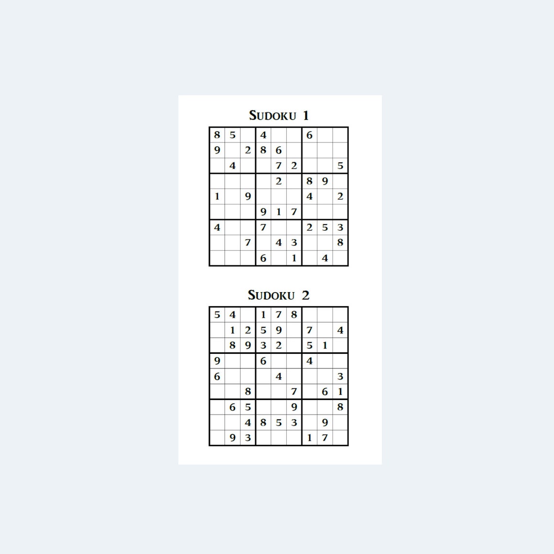 Sudoku Puzzles – 100 Easy-solve Sudoku Puzzles - Two Per-page Volume 1 ...