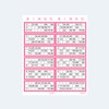 Printable UK Style 1-90 Colour Bingo Ticket Cards, 2 Cards per Page ...