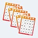 1000 Bingo Cards - Colorful 1 to 75 Bingo Cards 2 per Page – 500 Pages ...