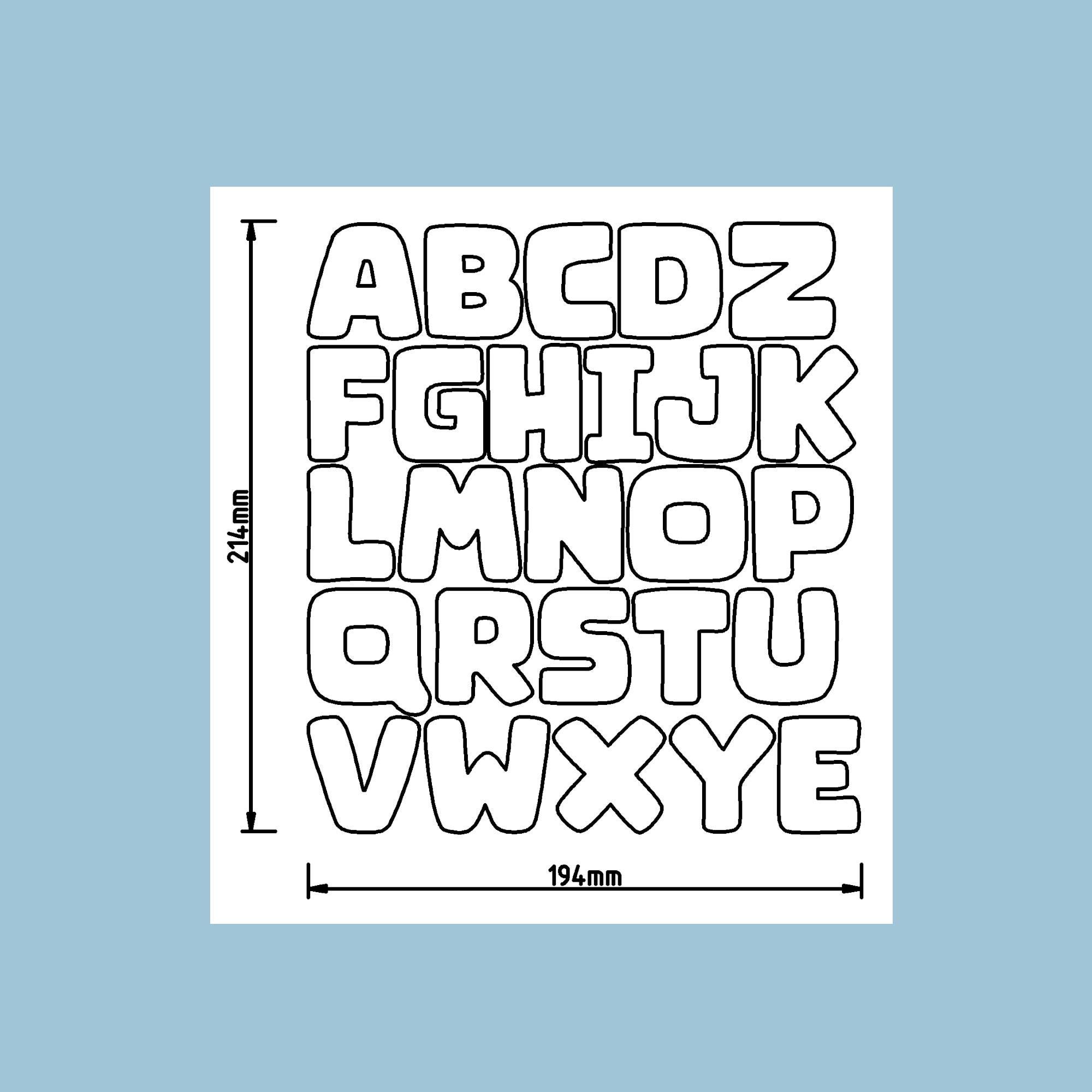 Kids Alphabet Puzzle – Laser Design Files – Svg, Dxf, Ai, Pdf Files ...