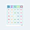 Printable UK Style 1-90 Colour Bingo Ticket Cards, 2 Cards per Page ...