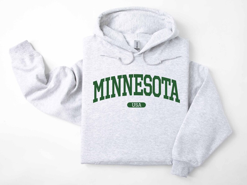 Minnesota Hoodie: University Sweatshirt, Unisex Cotton-blend - Etsy