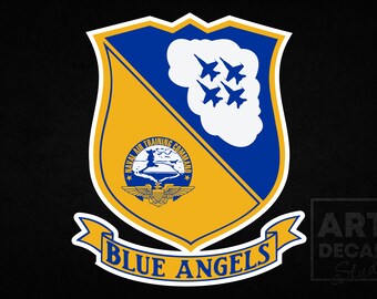 Blue Angels Decal - Etsy