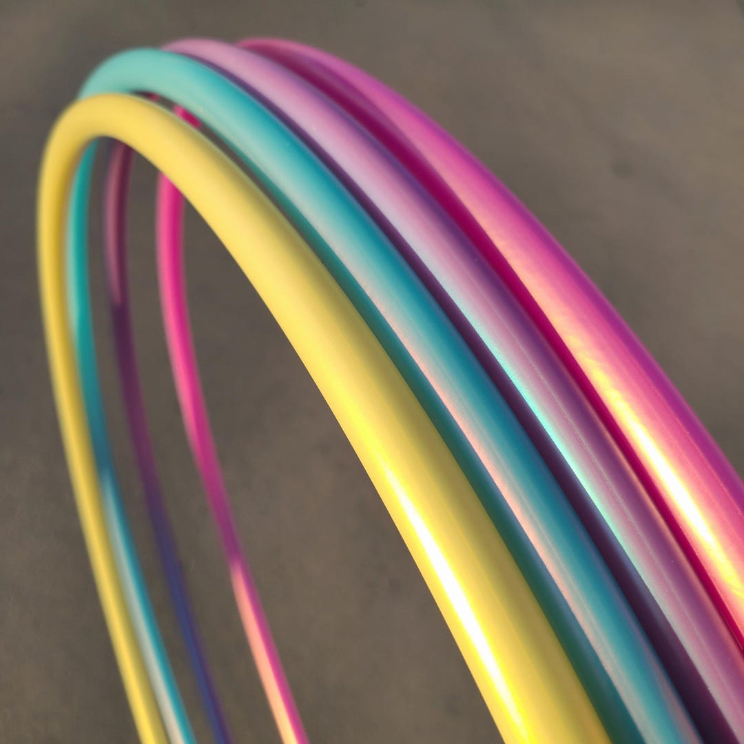 Color Shifting Hula Hoops | 5/8" Polypro | Inca Gold | Dreamin Blue ...