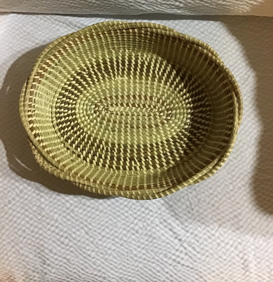 Oval Shape Bowl With Rope Finishing - Etsy