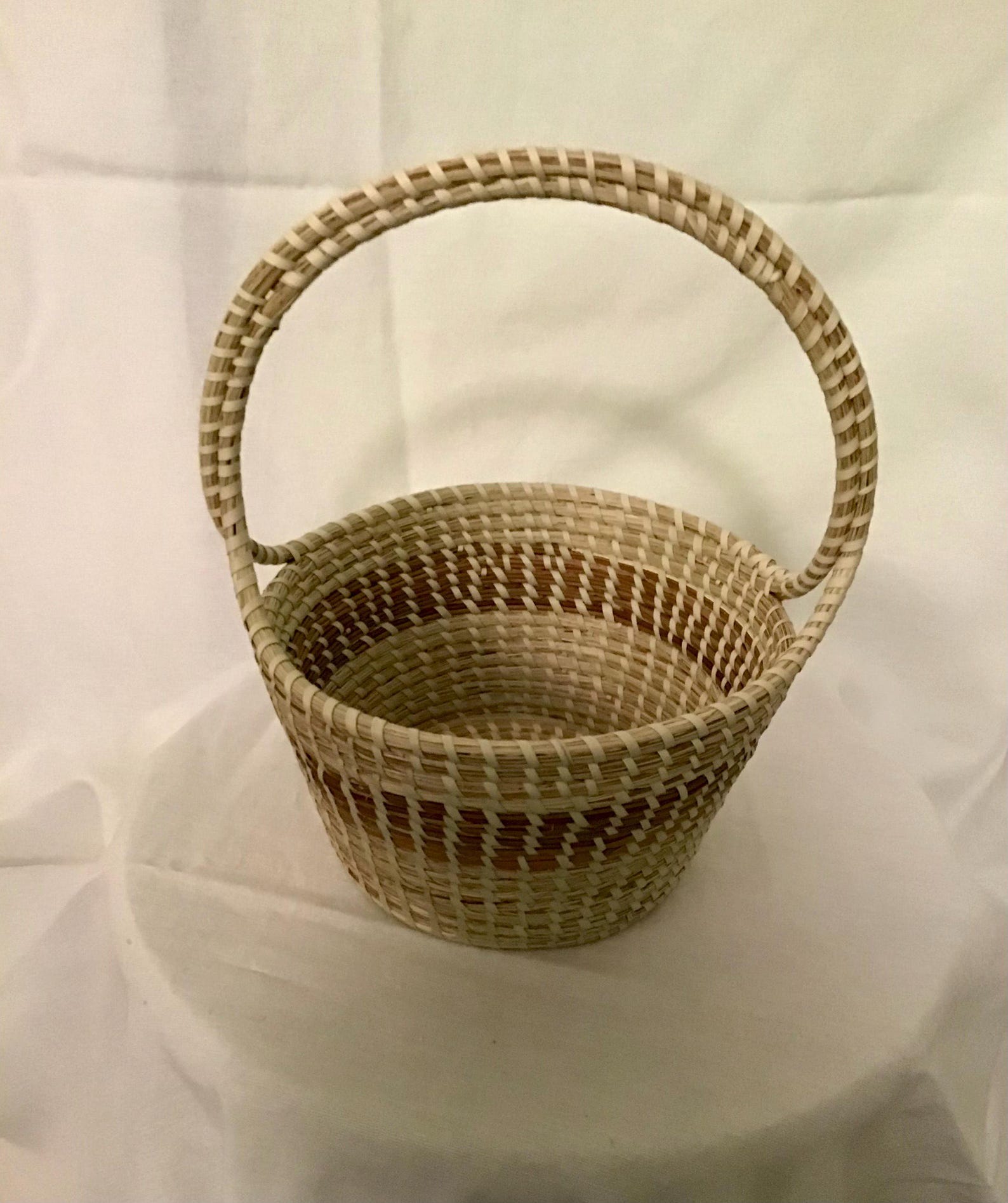 Deep Cross Handled Basket - Etsy