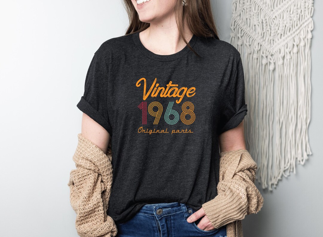 Vintage 1978 T-shirt, 1978 Birth Year Number Shirt, Vintage Aged to ...