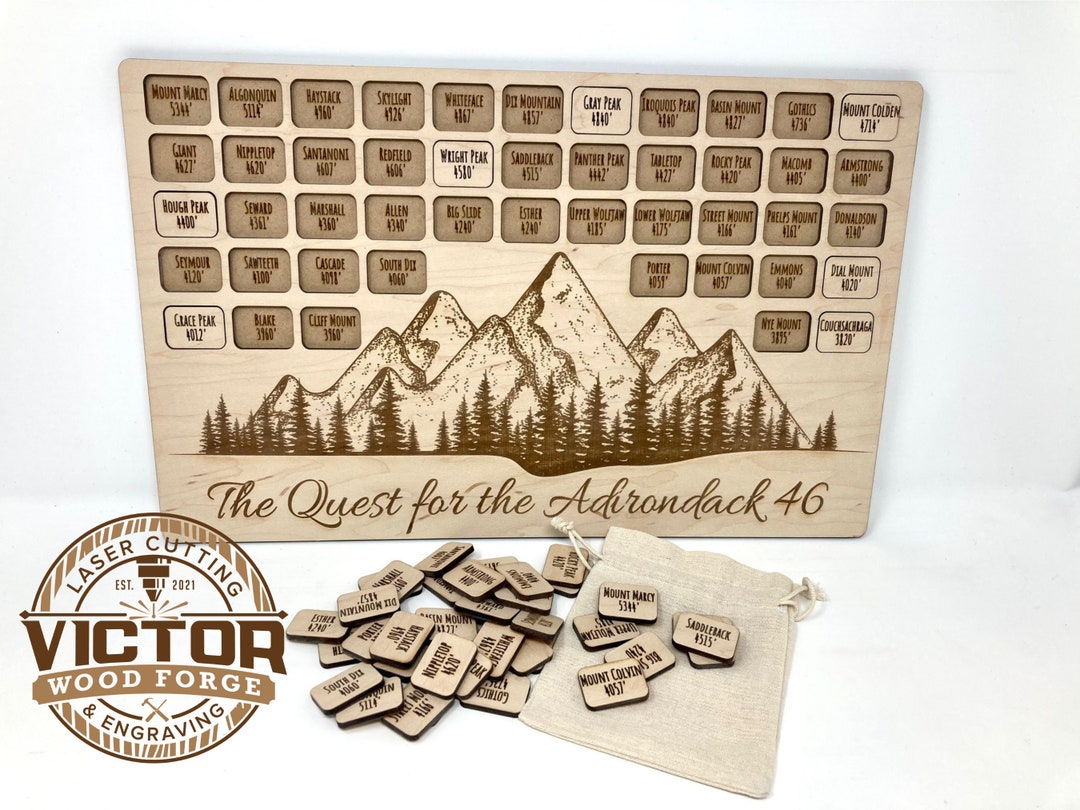 Adirondack Mountains 46er Club High Peaks Hiking Tracker | ADK 46er ...