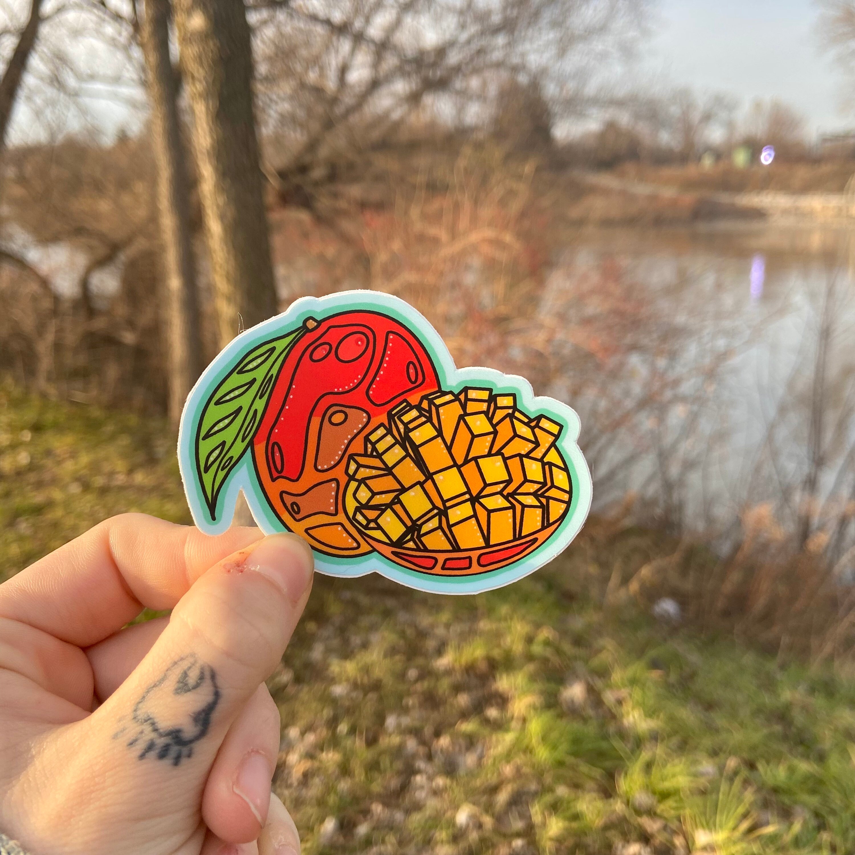 Laptop Electronics & Accessories Lemon Sticker Indigenous Art 3 x 3 ...