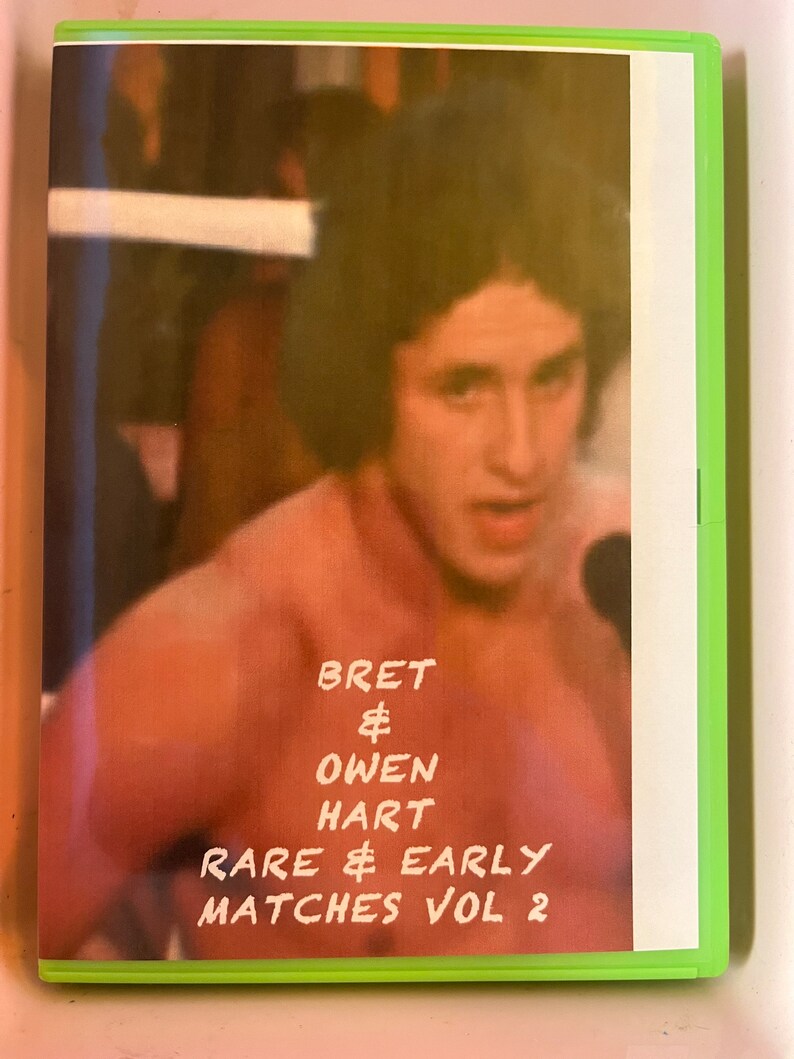 Bret and Owen Hart Rare & Early Matches Volume 2 Wrestling Dvd - Etsy