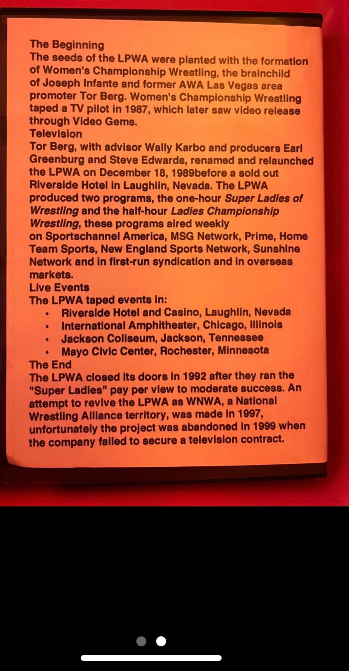 Best of Ladies Professional Wrestling Association Dvd - Etsy