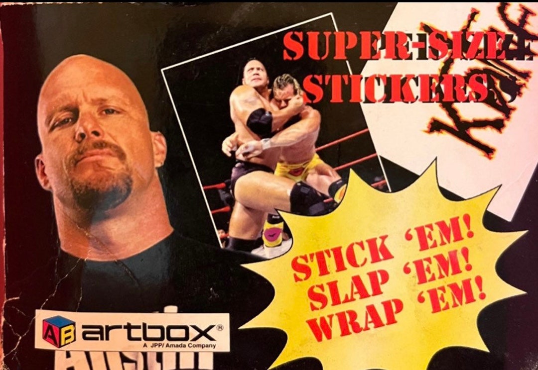 WWF WWE Undertaker/kane Vintage Sticker 1999 Artbox 4 Pack NIP 5.25x4 ...