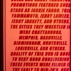 NWA Nick Gulas Championship Wrestling Volume 6 Dvd - Etsy