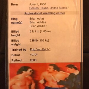 Best of Brian Adias Wrestling Dvd FREE SHIPPING - Etsy