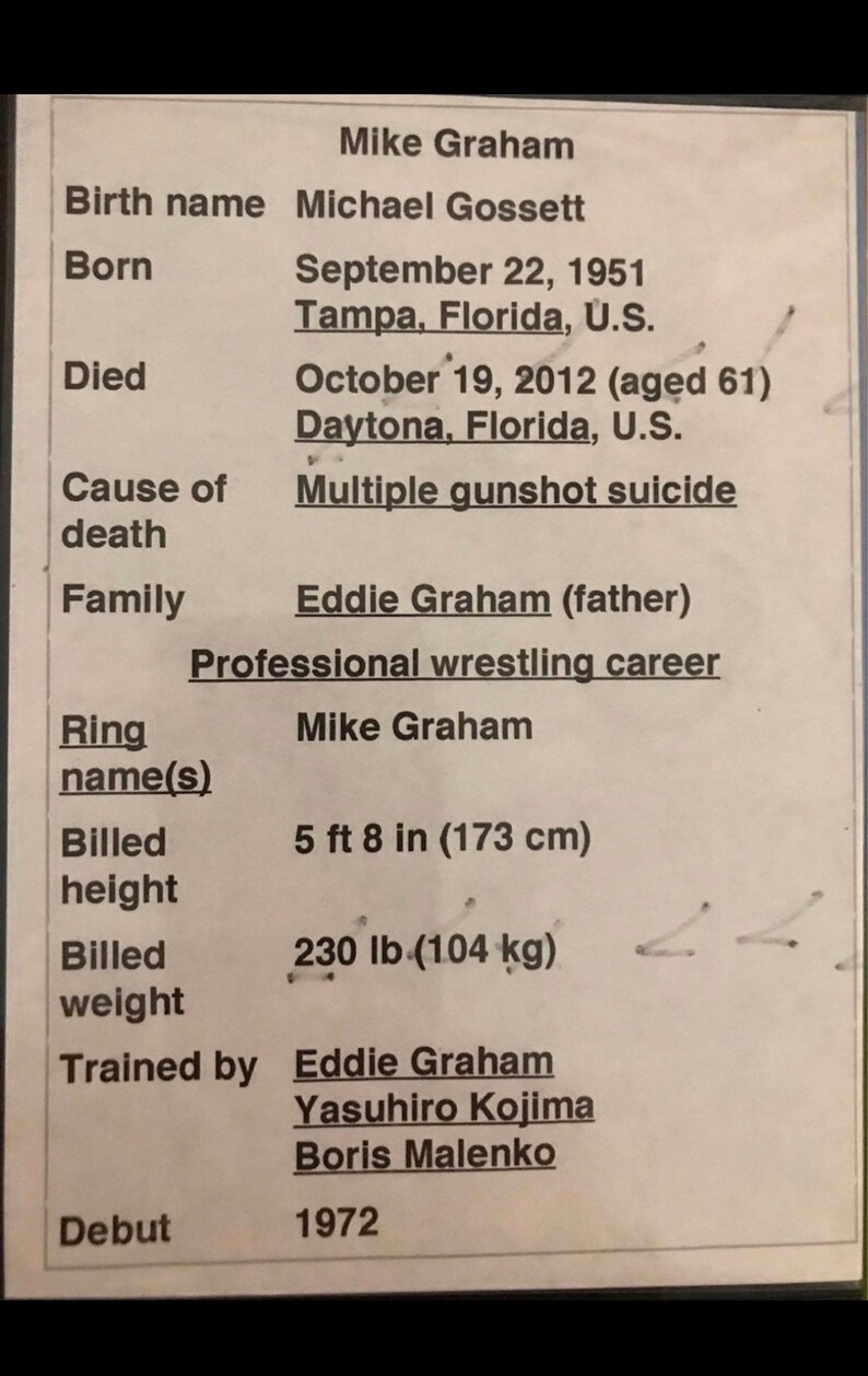 Best of Mike Graham Wrestling Dvd Free Shipping - Etsy